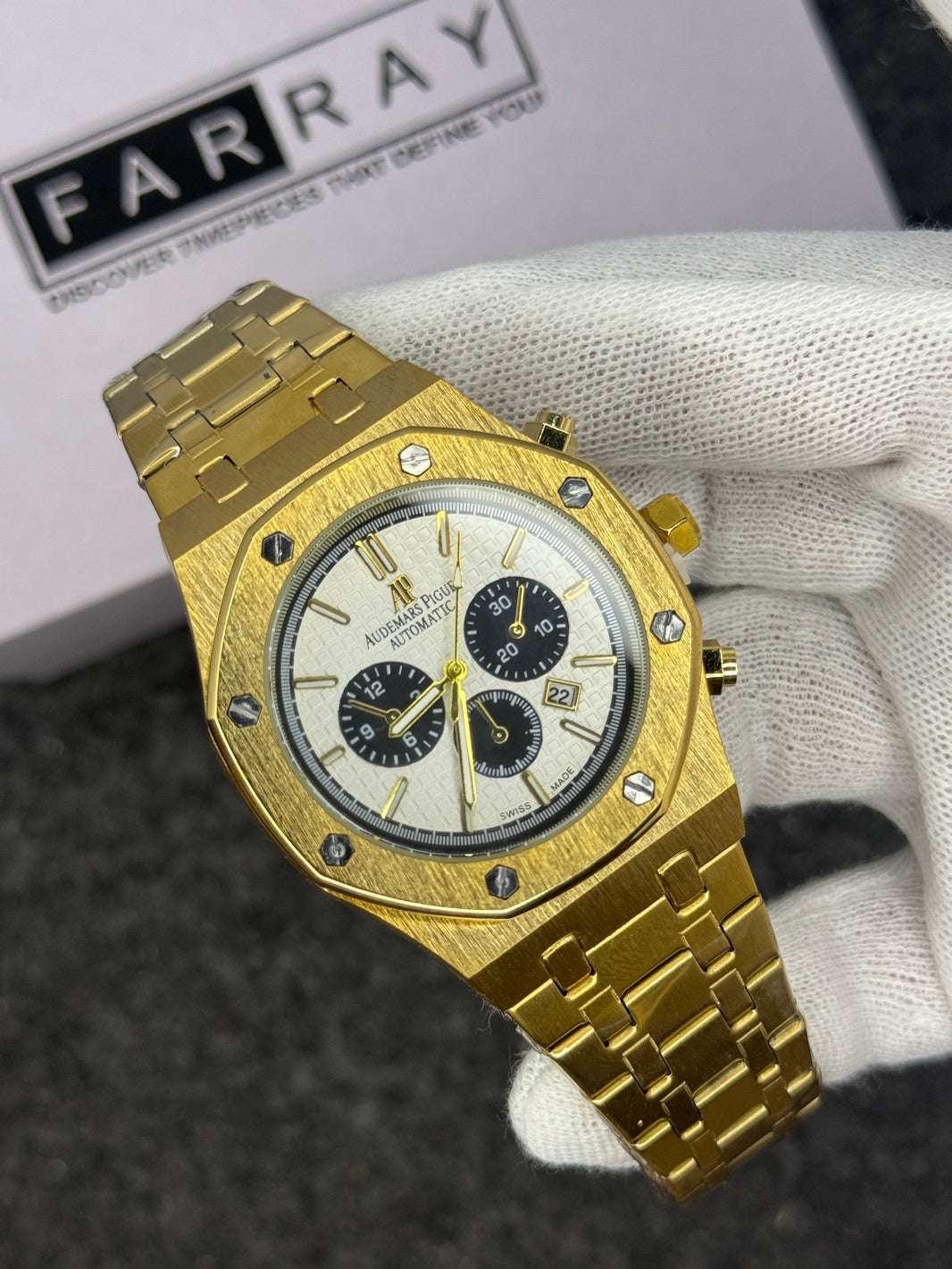 AP Chronographic Design Platinum Watch